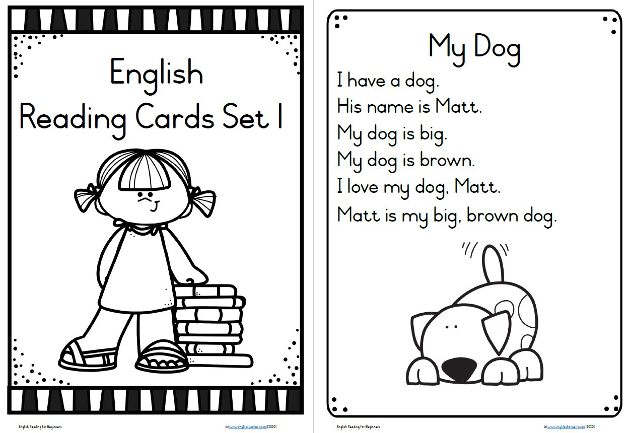 Reading Cards Set 1 - My Klaskamer