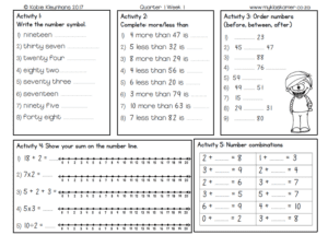 Grade 3 Mental Maths Term 1 - My Klaskamer