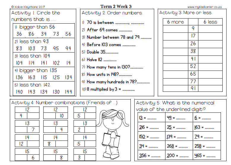Grade 3 Mental Maths Term 2 - My Klaskamer