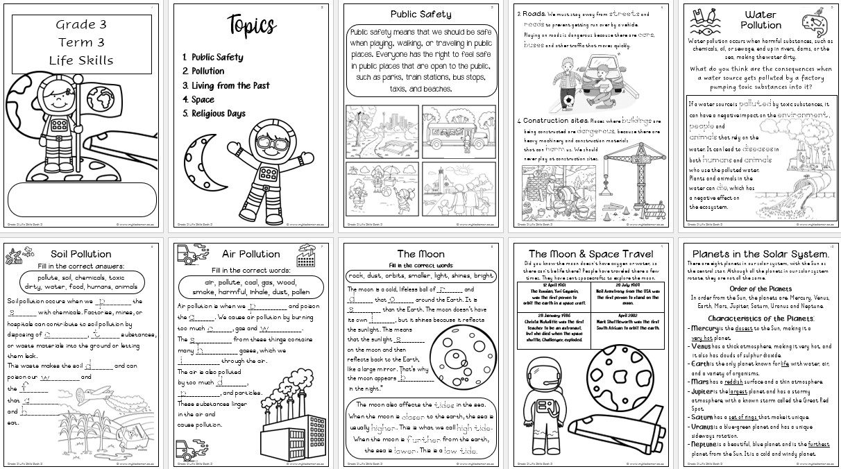 Grade 3 Life Skills Activity Book 3 - My Klaskamer