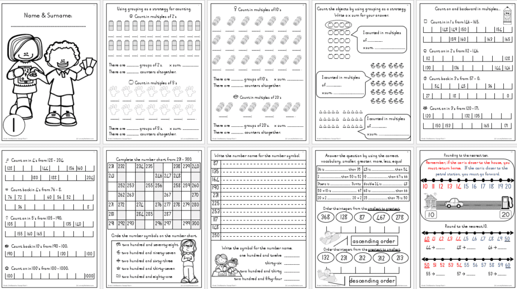 Grade 3 Mathematics Learner’s Book Term 1 - My Klaskamer