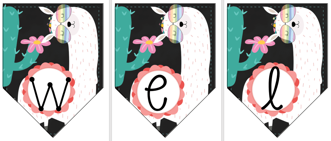 Llama Welcome Banner - My Klaskamer