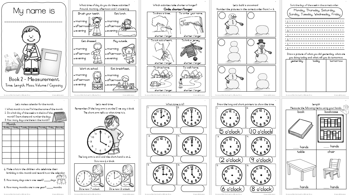 Grade 1 Book 2: Measurement - My Klaskamer