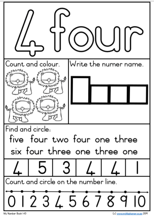 My Number Book 1 (1-10) - My Klaskamer