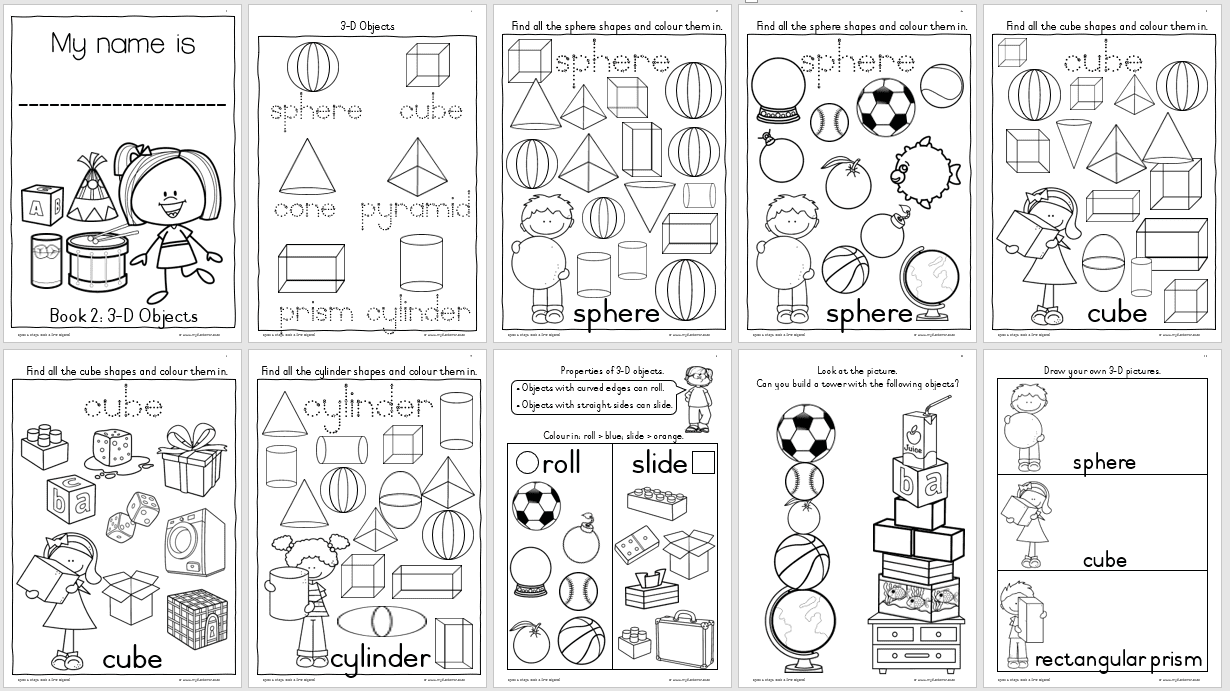 Maths Book 2: 3D Objects - My Klaskamer