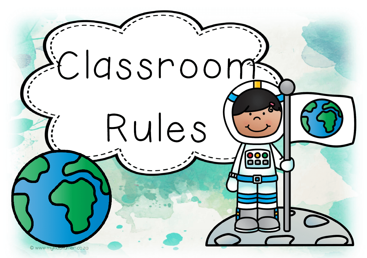 Space Classroom Rules - My Klaskamer