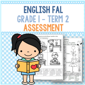 (2024) Grade 1 English FAL Term 2 ASSESSMENT - My Klaskamer