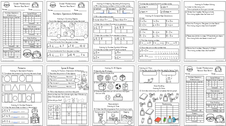(2024) Grade 2 Mathematics Term 1 ASSESSMENT - My Klaskamer