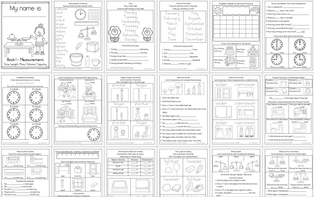 Grade 2 Measurement - Book 1 - My Klaskamer